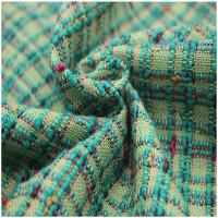 China Stock Luxury New Design 100 Polyester Yarn Dyed Tweed Fabric for Plus Size Women's Dresses Coat Men's Clothing Pants for sale