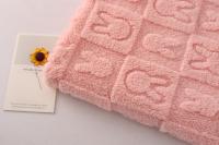China Eco-friendly Rabbit Pattern 100% Soft Polyester Jacquards Fabrics Shu Velveteen Sherpa Cotton Fabrics for Clothing for Home Blanket Textile for sale