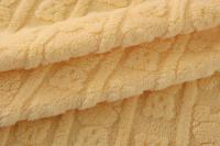 China Eco-friendly 100% Cotton Soft Jacquard Fabric Shu Velveteen Sherpa Cotton Fabrics for Clothing for Home Blanket Textile for sale