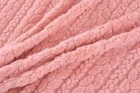 China New Arrive Soft 100 Polyester Double-sided Jacquard Cotton Fleece Fabric for Casual Shoes Men Womens Clothing for sale