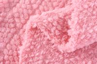 China New Arrive Soft 100 Polyester Cotton Jacquard Embossed Fleece Fabric for Shoes Men Womens Clothing for sale