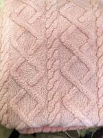 China Wholesale Double Sided Faux Jacquard Soft Cotton Fleece Fabric for Clothing Blankets for Winter Pillows Cushion for sale