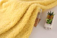 China Recycled Soft 100  Polyester Knitted Whole Sherpa Fleece Curly Fleece Plush Fabrics for Clothing Home Blankets Shoes for sale