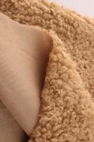 China Recycled Soft 100  Polyester Knitted Whole Sherpa Fleece Curly Fleece Plush Fabrics for Clothing Home Blankets Shoes for sale