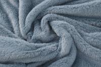 China Recycled Soft 100 Polyester Fashion Fabric Silver Silk Plush Faux Fur Rabbit Ferret Fabrics for Women's Clothing Overcoat Bags Shoes for sale