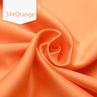 China Immediate Delivery High Elasticity Matte 100%  Polyester Colorful Satin Fabric for Women's Clothing for Blinds Bedding for sale
