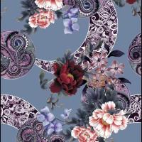 China Recycled Customized Polyester Floral Digital Print Silky Satin Fabric for Women's Clothing Dresses Bags Curtain for sale