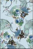 China Recycled Customized Digital Print Floral Silky Satin 100 Polyester Fabric Satin Silk for Women's Clothing Dresses Bags Curtain for sale