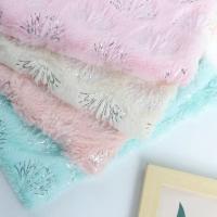 China Recycled High Quality Super Soft Touch Sector Korea Velvet Fabric  Design Foil Fabric Polyester PV Velvet Pattern Fabric for sale