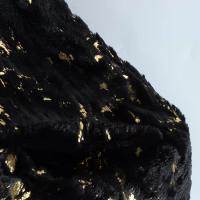 China DDP Recycled Free Sample Cheap Wholesale PV Velvet Marble Style Knit White Polyester Hot Stamping Foil Fabric for sale