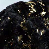 China DDP Recycled Free Sample Cheap Wholesale PV Velvet Marble Style Knit White Polyester Hot Stamping Foil Fabric for sale