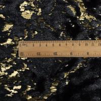 China DDP Recycled Free Sample Cheap Wholesale PV Velvet Marble Style Knit White Polyester Hot Stamping Foil Fabric for sale