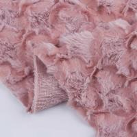 China DDP USA No MOQ High Quality Soft 100% Polyester Custom Solid Color PV Velvet Fabric Shaoxing 3D Flowers Embroidery Fabric for sale