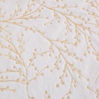 China Recycled High Quality Custom PV Velvet Branch Pattern Bronzing 100 Polyester Knitted Velvet Fabric Winter for Sale for sale