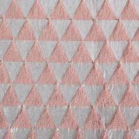 China Recycled Super Soft Velvet Hot Silver Triangle Printed Fabric Velvet Cotton Fabric for sale