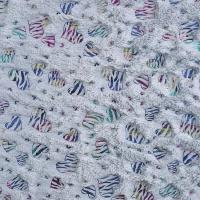 China China Product Multi-Colors Design Polyester Material Foil Print Plush Velvet Fabric for Sale for sale