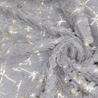 China Eco-friendly 2022 New Fashion Knit 100 Polyester Knit Bronzing Design PV Velvet Winter Fabric for sale