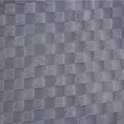 China Eco-friendly Fashion High Quality Laminated Small Grid Fabric Velvet Print Sofa Velvet Textile Fabric for sale