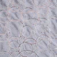 China China Supplier Wholesale Shine Poly Round Shape Embroidered Sequin Fabric Velvet for sale