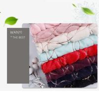 China China Supplier Wholesale Shine Poly Round Shape Embroidered Sequin Fabric Velvet for sale