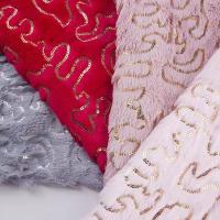 China DDP Free Sample Textiles Best Design Reversible Gold Sequin Red/Pink/Grey Velvet Fabric Wholesale for sale