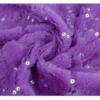 China Recycled Free Sample Cheap Wholesale Embroidery Sequin 100 Polyester Plush Flock Velvet Fleece Fabric for sale