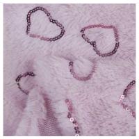 China DDP China Supplier Wholesale Shine Poly Embroidered Sequin Fabric Manufacturer Fleece Velvet Fabric for sale