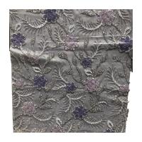 China High Quality Customizable Luxury 3D African Beaded Embroidery Lace Fabric for Women's Dress Party Dress for sale
