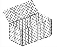 China Welded Gabion Cage 3-5mm Wire Diameter for Explosion-Proof Walls with 50x50mm to 100x100mm Mesh Sizes for sale