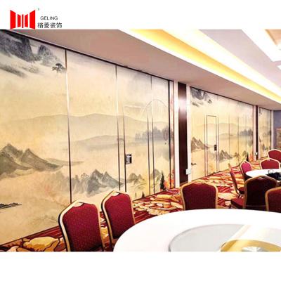 China Customizable Paint Surface Wooden Partition Wall For Exhibition Hall for sale