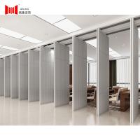 China Restaurant Fabric Surface Decorative Partition Wall Soundproof 38db for sale