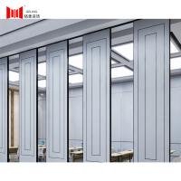 China Foldable Wooden Surface Decorative Partition Wall For Hotel for sale
