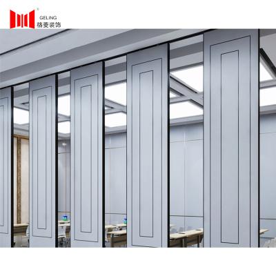 China Foldable Wooden Surface Decorative Partition Wall For Hotel for sale