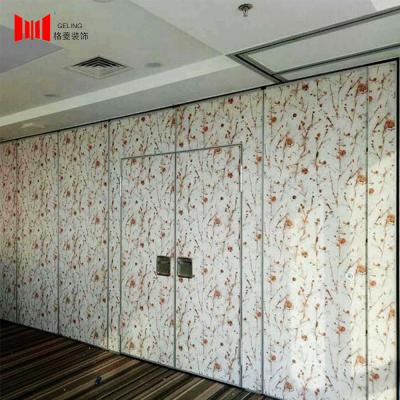 China Movable Acoutstic Modular Partition Wall 12mm MDF Board Surface for sale