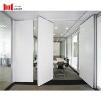 China White Fabric Sound Insulation Sliding Movable Wall Divider For Conference for sale