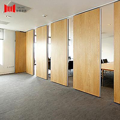 China 95mm Thickness Wooden Surface Divider Partition Wall For Conference Room for sale