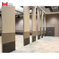 China 110mm Sliding Folding Soundproof Partition Wall For Conference Room for sale