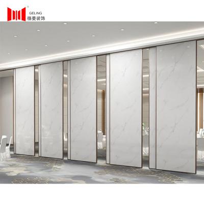 China Movable Wooden Foladable Soundproof Partition Wall For Meeting Room for sale