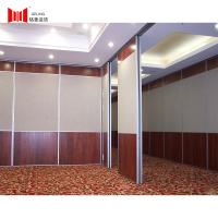 China Acoustic Foldable Modular Partition Wall Wood Aluminum Frame for sale