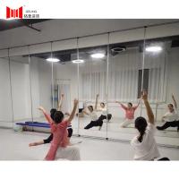 China Tempered Mirror Glass Movable Wall Glazed Office Interior Glass Partitioning for sale