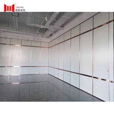 China Gold Edge Acoustic Movable Partition Wall 95mm For Office Room for sale