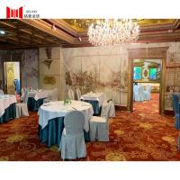 China Luxury MDF Board 65mm Sliding Soundproof Wall Divider Panels For Hotel for sale