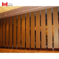 China 100mm Yellow Foldable Partition Wall For Meeting Room OEM ODM for sale