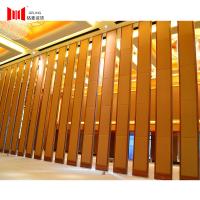 China MDF Board 100mm Folding Partition Doors Movable Walls OEM ODM for sale