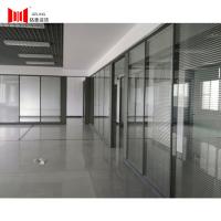 China 83mm Demountable Partition Wall With Blind for sale