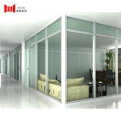 China Geling Aluminum Glass Office Partitions OEM ODM Conference Room Divider Wall for sale