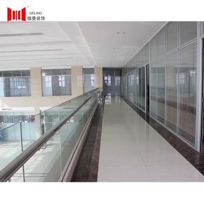 China 120min Fire Retardant Aluminium Frame Glass Wall Acoustic Demountable for sale