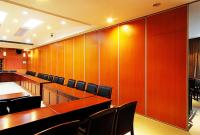 China 95mm Soundproof Dining Hall Wooden Partition Aluminum Alloy Frame By Geling for sale