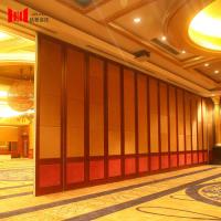 China OEM ODM Acoustic Sliding Folding Partition Divider Wall For Hotel for sale