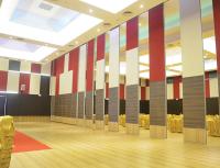 China ODM 6063 Aluminum Alloy Operable Partition Wall Fabric Hard Cushion for sale